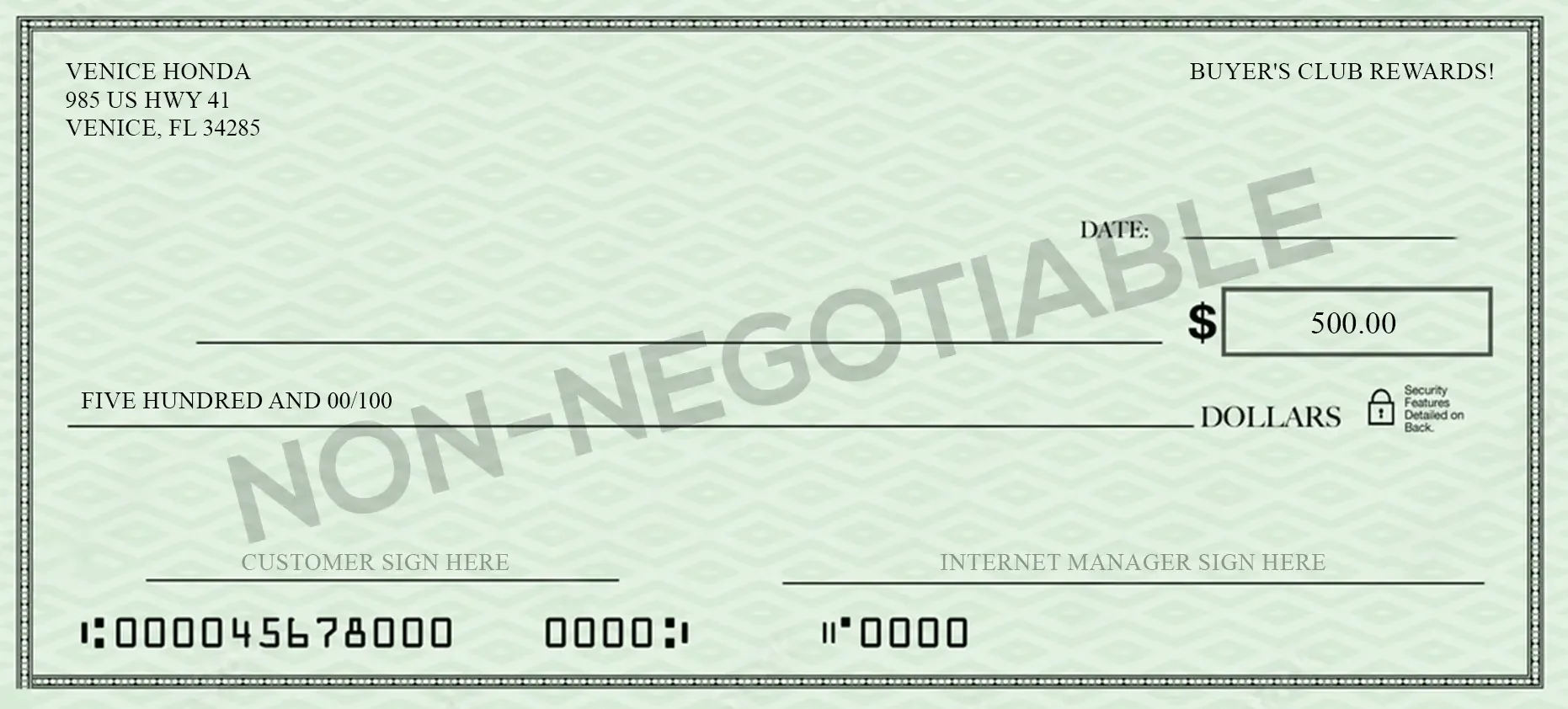 Buyer's Club Rewards